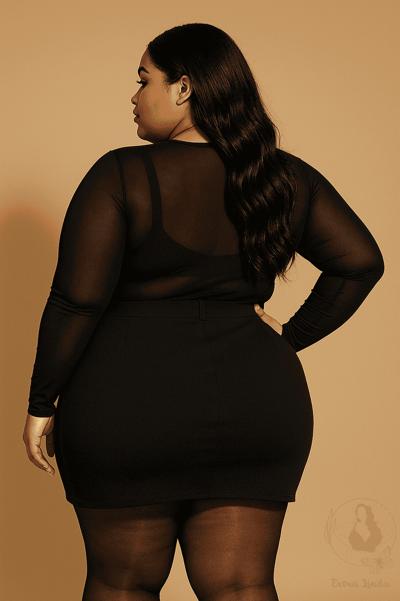 Short pollera Reisy — Extra Linda Plus
